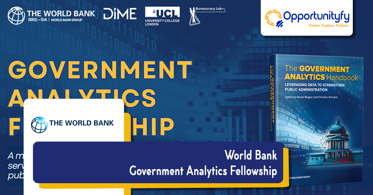 World Bank Govenment Analytics Fellowship World Bank - Government ...